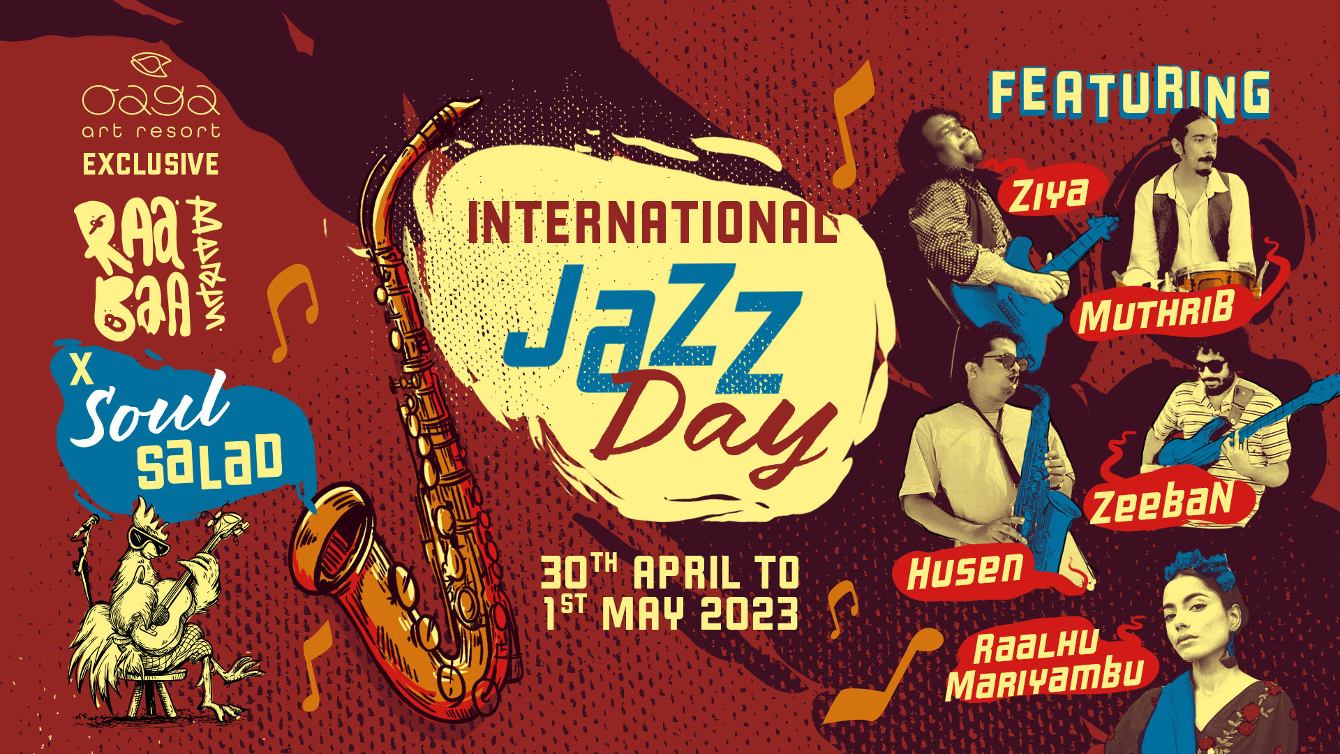 Celebrate International Jazz Day at Oaga Art Resort with the Soul Salad ...